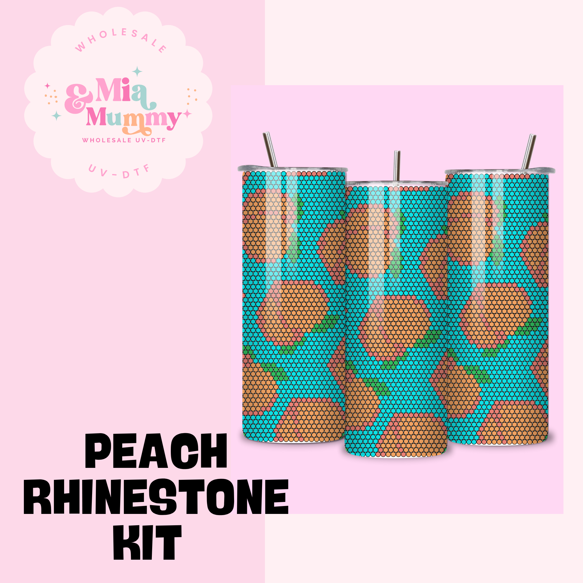 PEACHES- DIY RHINESTONE KIT – Mia&Mummy