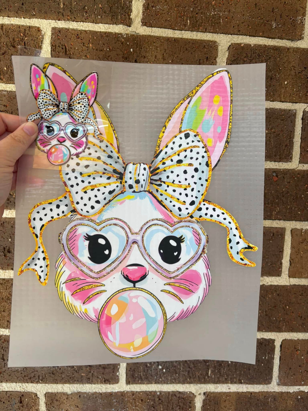 NEON BUNNY-DTF PRINT – Mia&Mummy